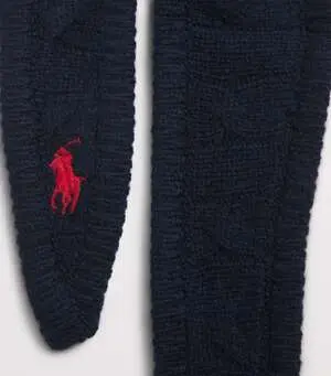 Polo Ralph Lauren Wool-cashmere Cable-knit Wrap Snood