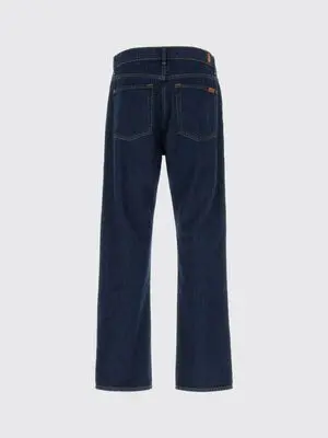 7 For All Mankind Modern Straight Leg Jeans In Mid-rise Cotton Denim