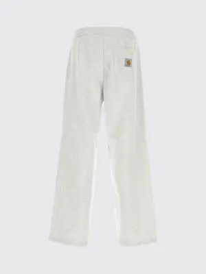 Carhartt Work In Progress Cotton-blend Jogger Pants With Elasticated Waist - Grey