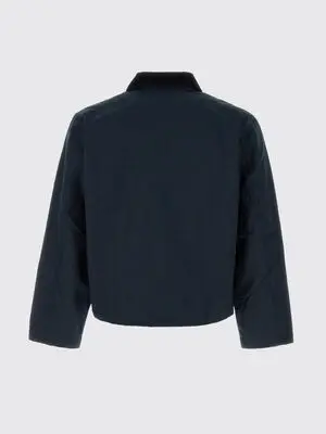 Gimaguas Cotton Shirt Jacket With Corduroy Collar