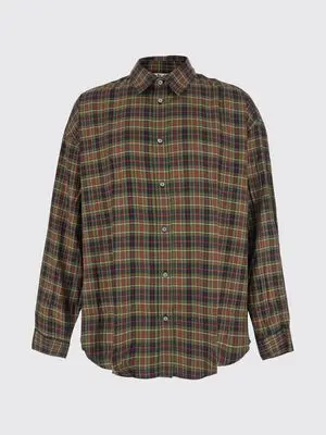 Acne Studios Tartan Check Wool And Mohair-blend Shirt