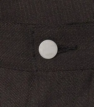 YOKE Pleated Straight Trousers