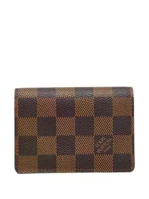 LOUIS VUITTON 2011 Envelope Damier Ebene Cardholder