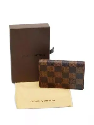 LOUIS VUITTON 2011 Envelope Damier Ebene Cardholder