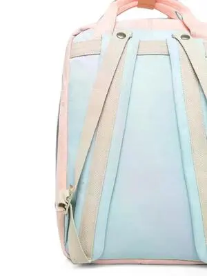 DOUGHNUT Two-tone Buckled Backpack