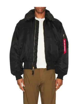 Alpha Industries ALPHA INDUSTRIES B-15 Heritage Fit Flight Jacket Black