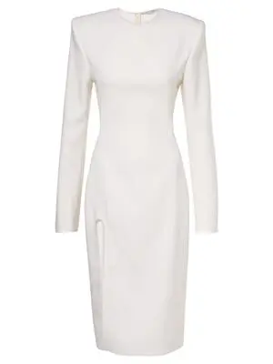 Stella McCartney Wool Midi Dress - White
