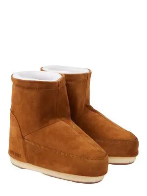 Moon Boot Moon Boot Icon Low Suede Boots Brown