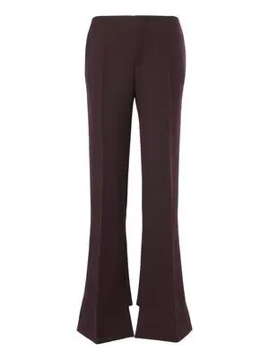 Chloé Wool Wide-leg Trousers - Brown