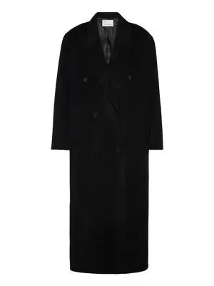 THE FRANKIE SHOP The Frankie Shop Gaia Oversized Wool-Blend Coat Black