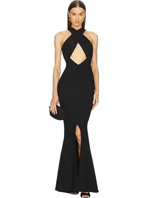 MICHAEL COSTELLO X Revolve Orla Gown - Black