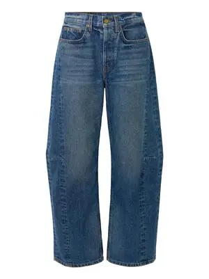 B Sides Lasso High-rise Wide-leg Jeans - Blue