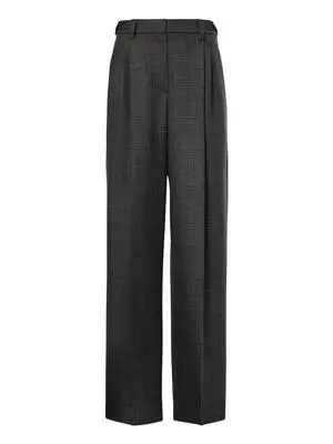 BRUNELLO CUCINELLI Brunello Cucinelli High-Rise Wool Wide-Leg Trousers
