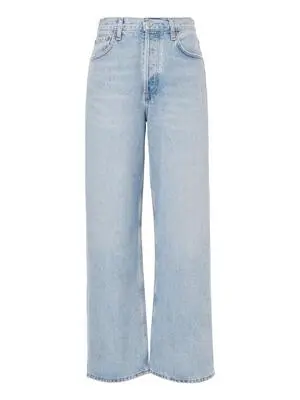 AGOLDE Low Slung Baggy Mid-rise Jeans - Blue