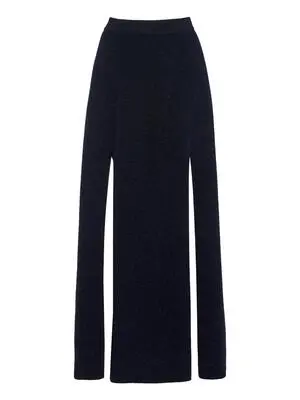 LISA YANG Lisa Yang Cashmere Maxi Skirt With Front Slits