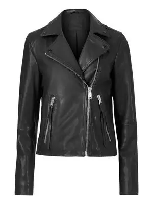 ALLSAINTS Leather Dalby Biker Jacket - Black