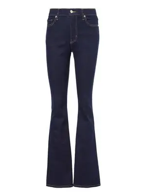 FRAME Le High Flare Flared Jeans - Blue