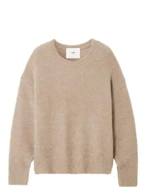 Arch4 Iman Cashmere-blend Bouclé-knit Sweater - Brown