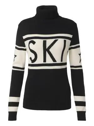 PERFECT MOMENT Perfect Moment Schild Intarsia Wool Turtleneck Sweater