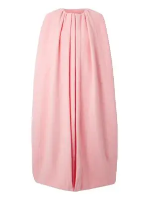 JIL SANDER Jil Sander Cape-effect Draped Wool-blend Coat