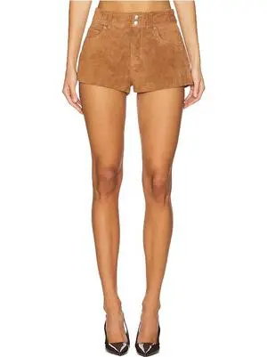 Blanknyc Suede Hot Short - Tan