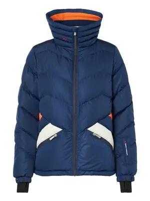 Perfect Moment Houndstooth Down Ski Jacket - Multicoloured