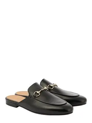 Gucci Princetown Horsebit Mules - Black