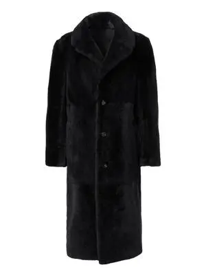 Loro Piana Emiliano Shearling Coat - Black