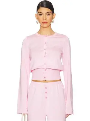 SNDYS. SNDYS X REVOLVE Button Up August Top In Blush. Size XS. Also Blush