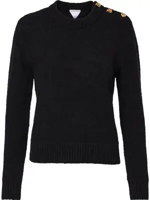 Bottega Veneta Knot Wool Sweater - Black