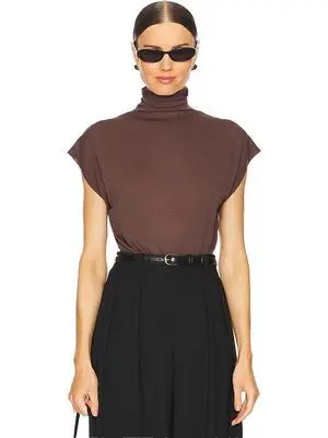L'academie Amerson Knit Top - Chocolate