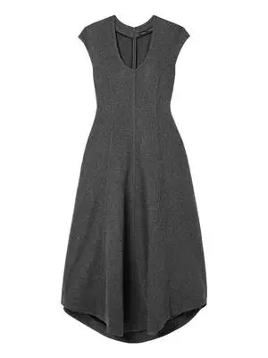 Proenza Schouler Delilah Paneled Midi Dress - Gray