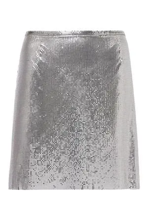 Rabanne Chainmail Miniskirt - Silver