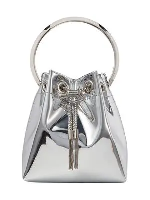 JIMMY CHOO Bon Bon Top-handle Bag - Silver