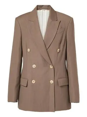 Brunello Cucinelli Double-breasted Blazer - Brown
