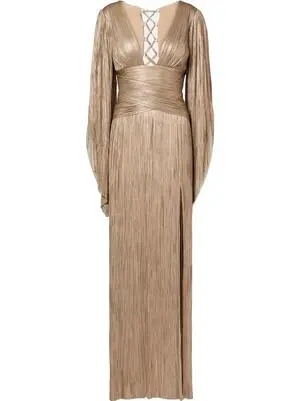 MARIA LUCIA HOHAN Alana Gown - Metallic