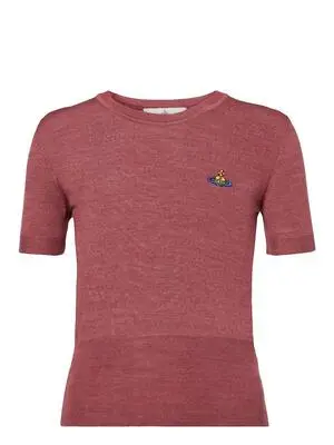 VIVIENNE WESTWOOD Vivienne Westwood Bea Logo Wool And Silk Top