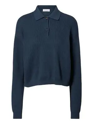 BRUNELLO CUCINELLI Brunello Cucinelli Cotton Polo Sweater
