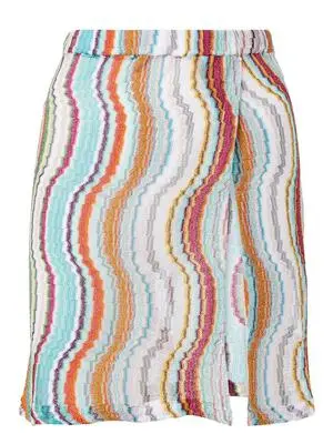 Missoni Printed Lame Miniskirt - Multicoloured