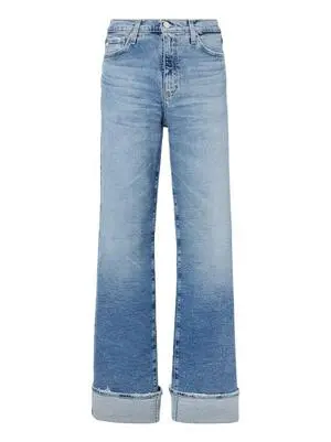 Ag Kora High-rise Wide-leg Jeans - Blue