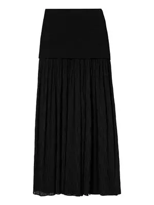 Proenza Schouler Paige Pleated Maxi Skirt - Black