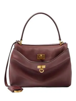 BALENCIAGA Rodeo Mini Leather Top-handle Bag