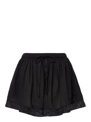 Ulla Johnson Ulla Johnson Isla Cotton Shorts Black