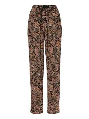 MARANT ETOILE Zahera" Printed Straight Leg Trousers - Multicoloured