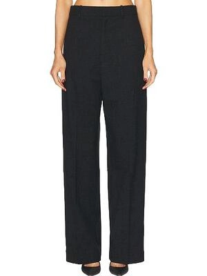 EAVES Kira Melange Suiting Pants - Dark Grey