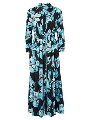 Diane Von Furstenberg Blaine Floral Cotton Maxi Dress - Multicoloured