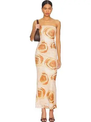 MORE TO COME Oksana Gown - Tan
