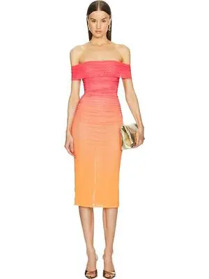 MICHAEL COSTELLO X Revolve Sunset Midi Dress - Orange