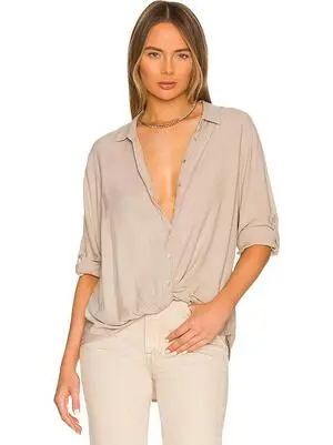 BOBI Button-up Shirt - Tan