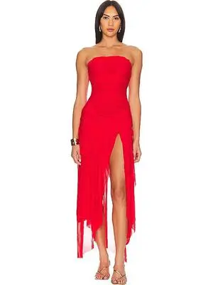 GUIZIO GUIZIO Lyla Twist Dress Red